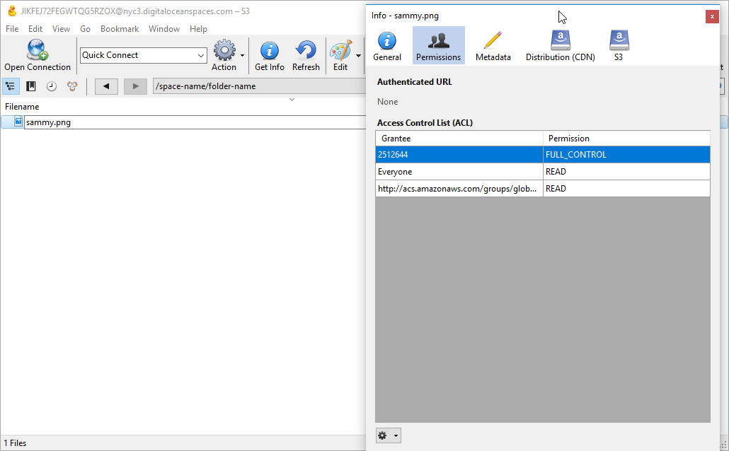 Using Cyberduck 6 2 x For Windows And MacOS With DigitalOcean Spaces 